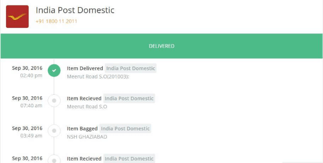 Speed Post Tracking India Speed Post Tracking